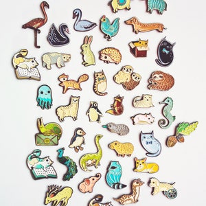 Cute Enamel Pins — Goat Gifts — Goat Enamel Pin — Mountain Goat Pin ...