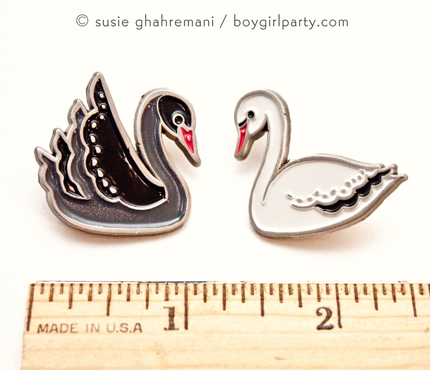 Best Friend Gift ENAMEL PIN SET Swan Pins Swan Enamel Pins - Etsy UK