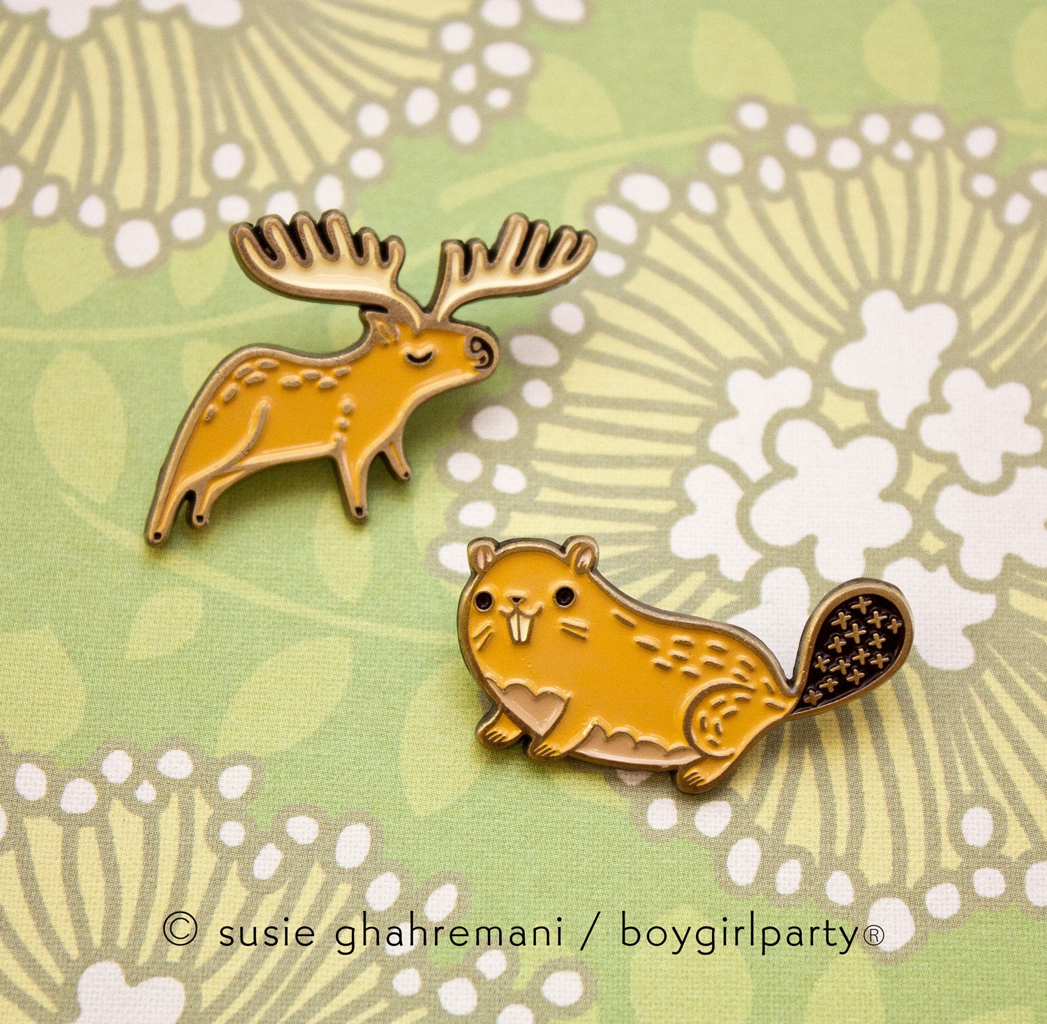 BEAVER enamel pin forest service beaver gifts woodchuck | Etsy