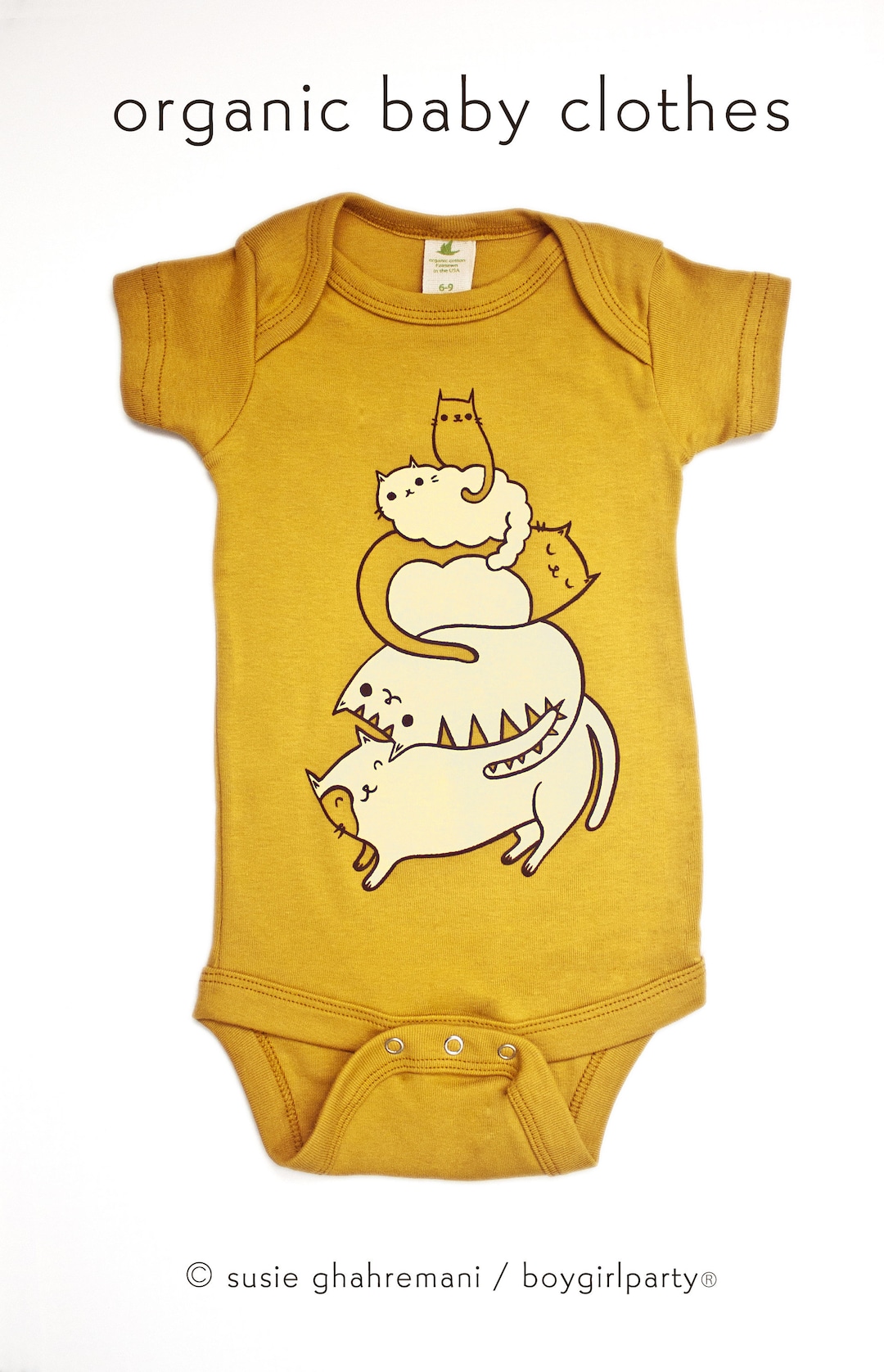 Cat Baby Clothes Cat Baby One Piece Cat Baby Bodysuit Organic Baby ...