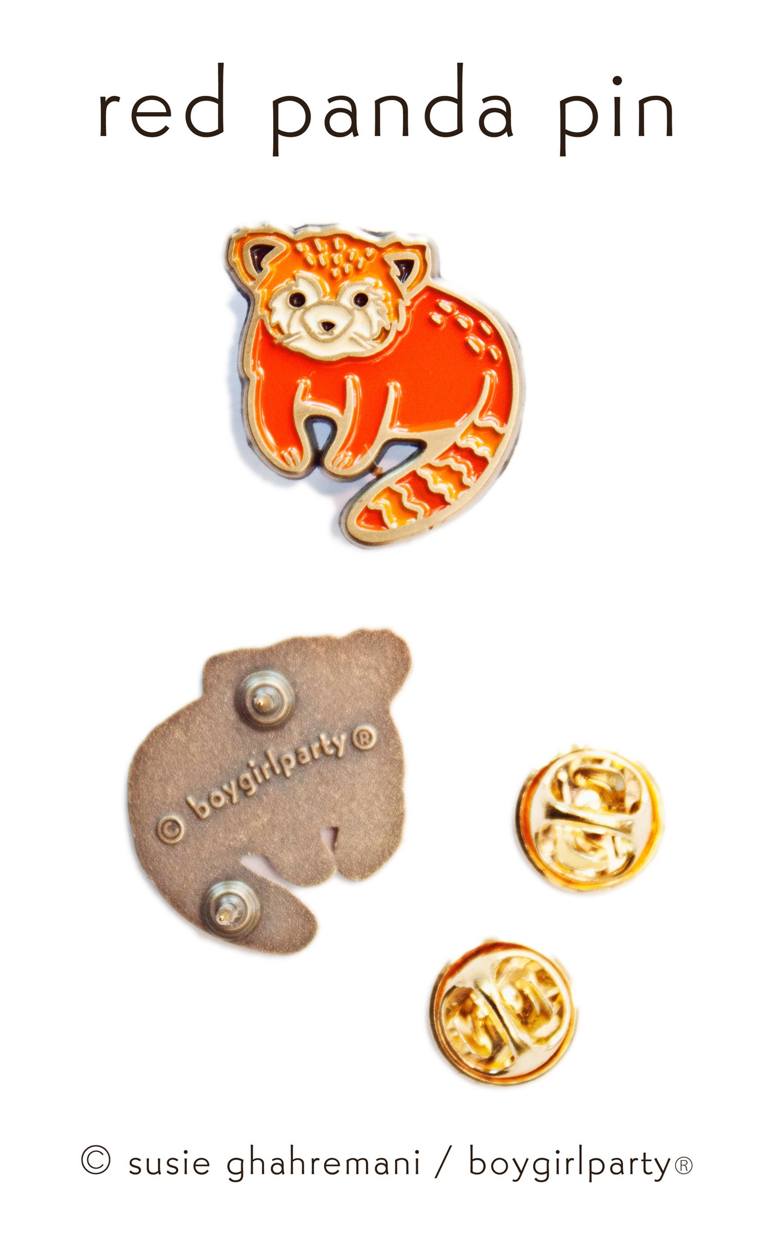 Red Panda Pin Cute Enamel Pins for Backpacks Red Panda - Etsy