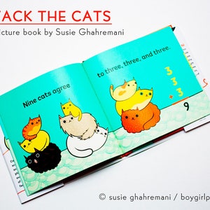 Child Gift, CAT Picture Book, STACK the CATS, Susie Ghahremani ...