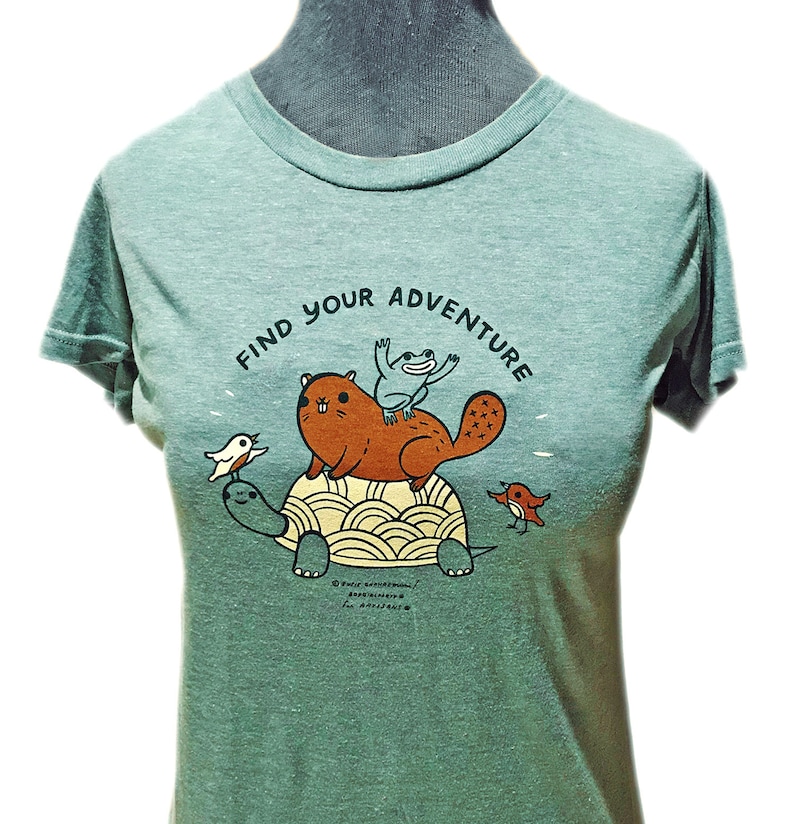Graphic Tee — Adventure T Shirt for Women — Ladies XL Tee Shirt — Comfy ...