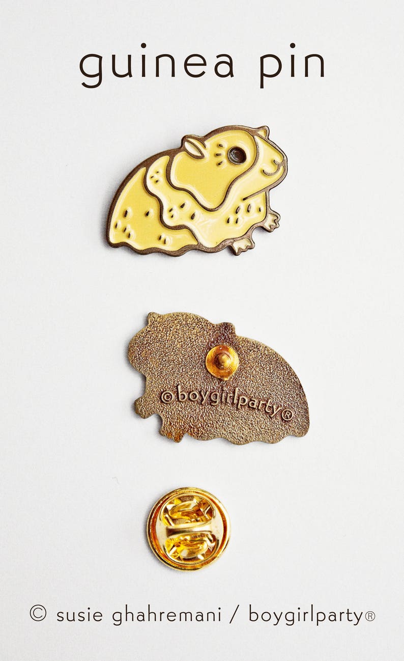 Cute Enamel Pins Hamster Jewelry Kawaii Gerbil Gift for - Etsy