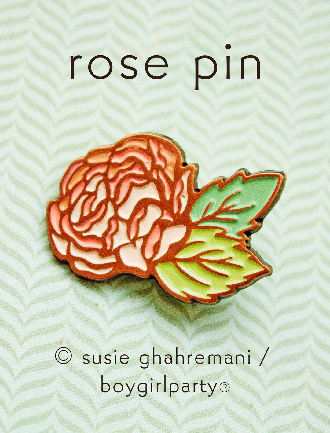 Rose Enamel Pin Set, Lapel Pin Set, Flower Enamel Pin, Rose Lapel Pin ...