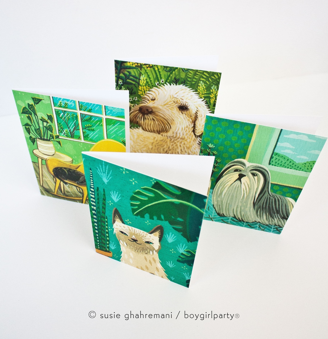 Note Cards Set – cat and Dog Notecards – Cute Note Cards With Envelopes ...