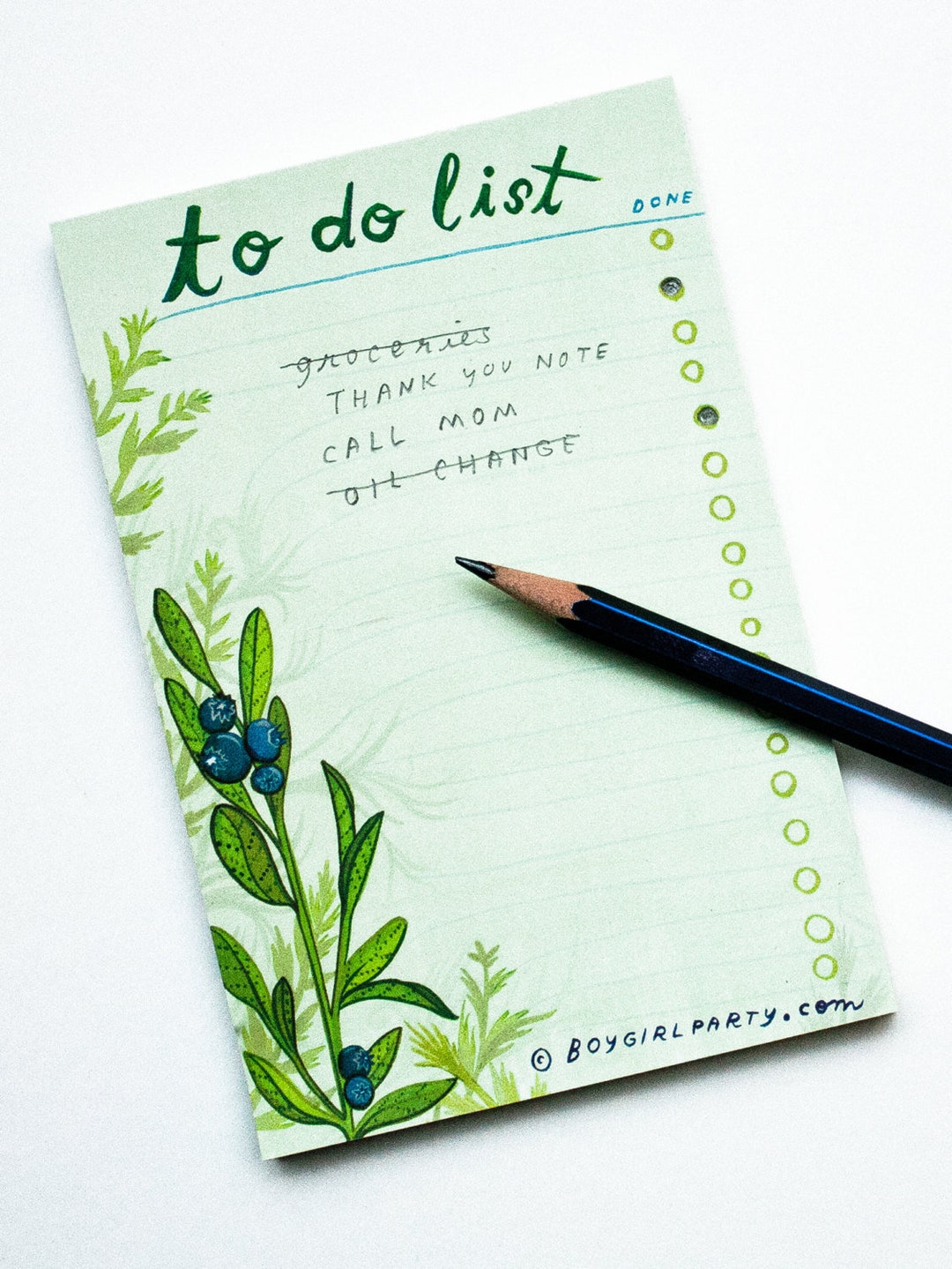 College Student Gift — Botanical to Do List Notebook — Girl College ...