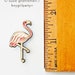 FLAMINGO Enamel Pin Pink Flamingo Gift Brooch Flamingo Lapel Pin ...