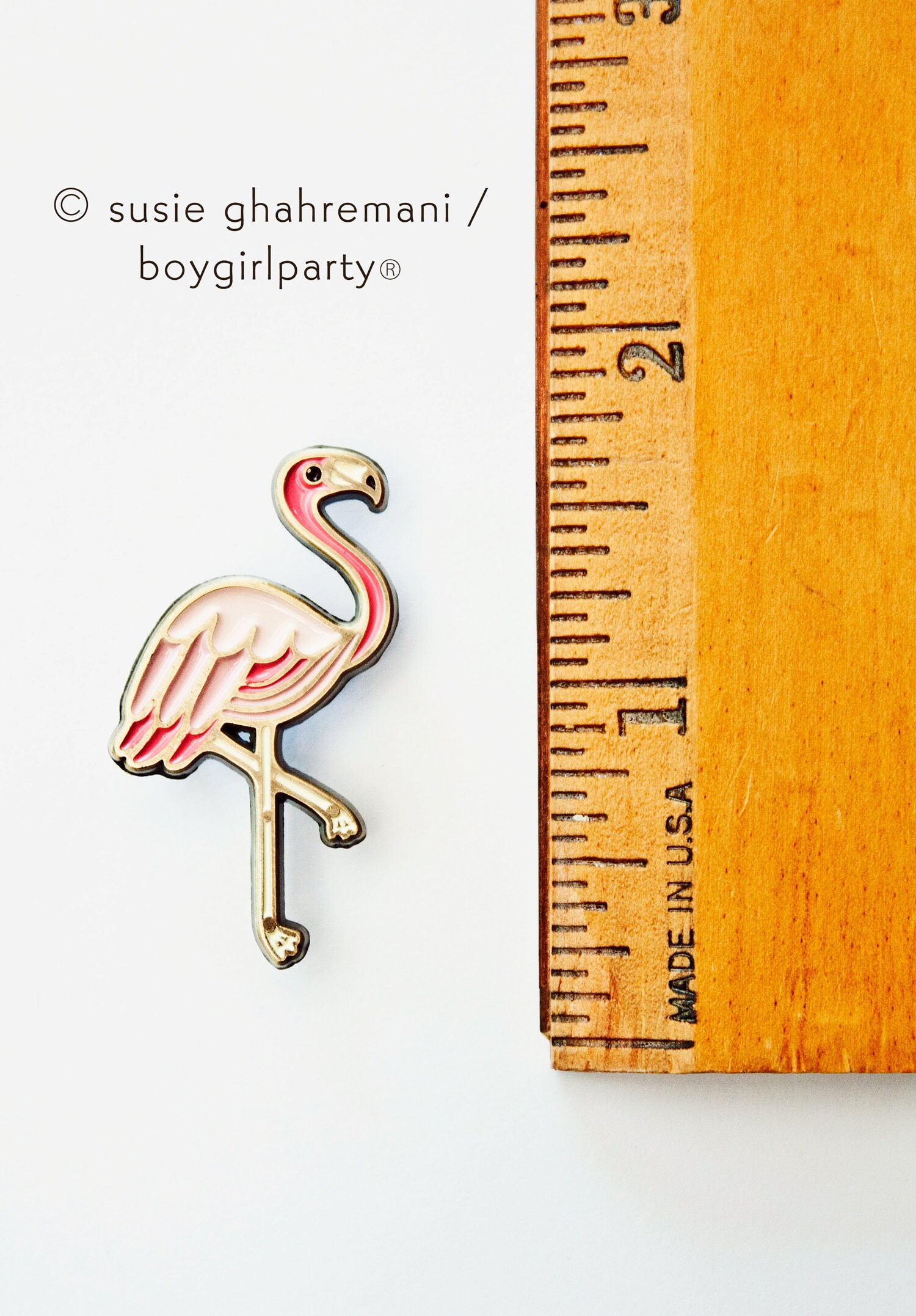 FLAMINGO enamel pin pink flamingo gift brooch flamingo | Etsy