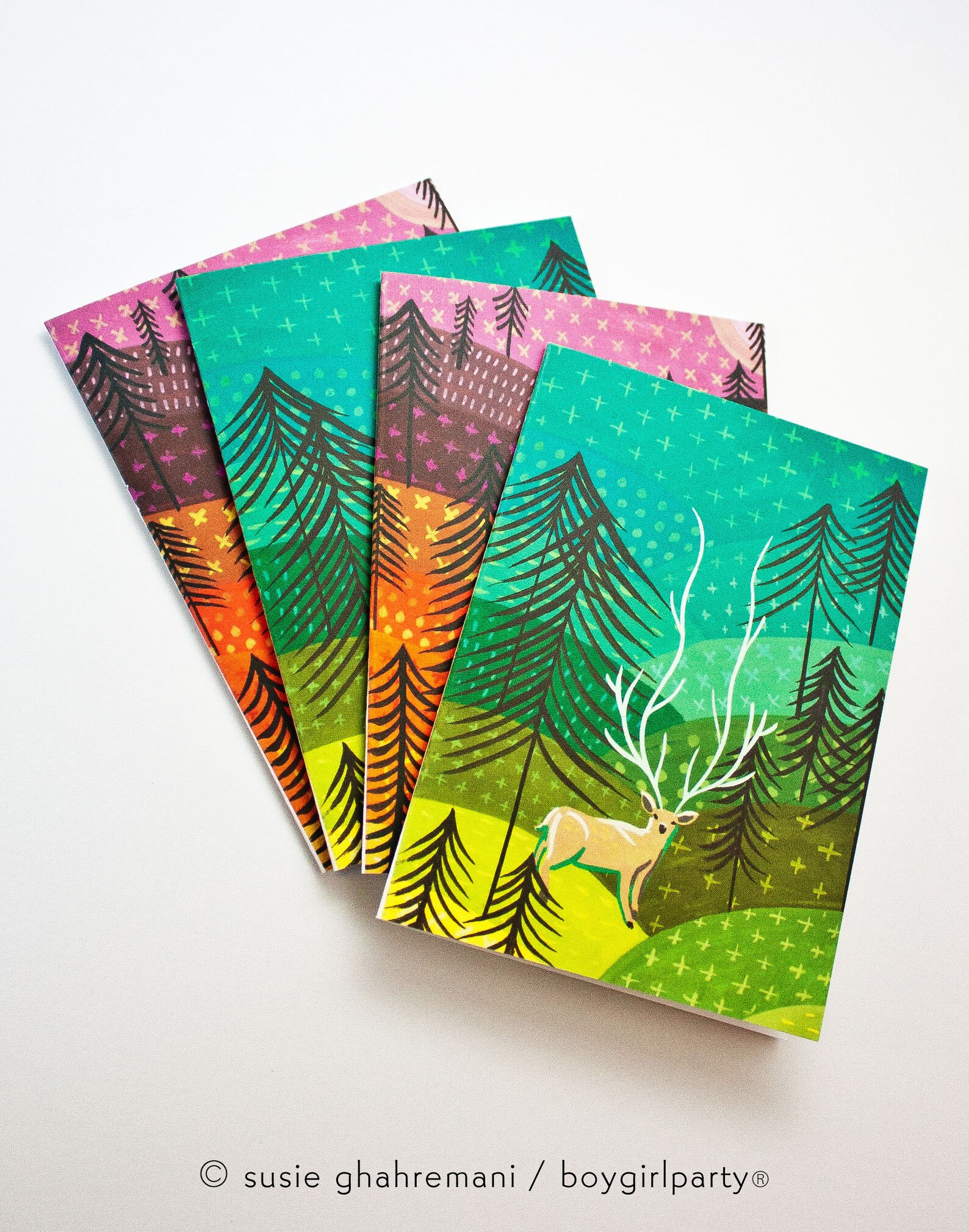 Illustrated Notecard Set blank Note Cards // Handmade Cards - Etsy