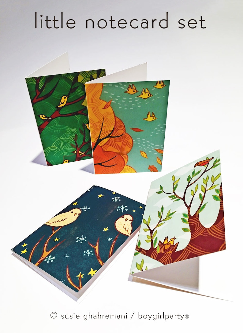 Blank Notecard Set – handmade Greeting Card Assortment With Envelopes ...