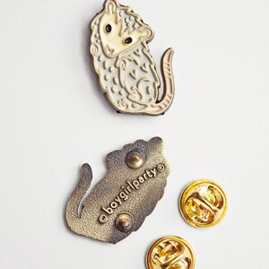 Opossum POSSUM PIN — Enamel Pin — Cute Opossum Jewelry, Baby Possum ...