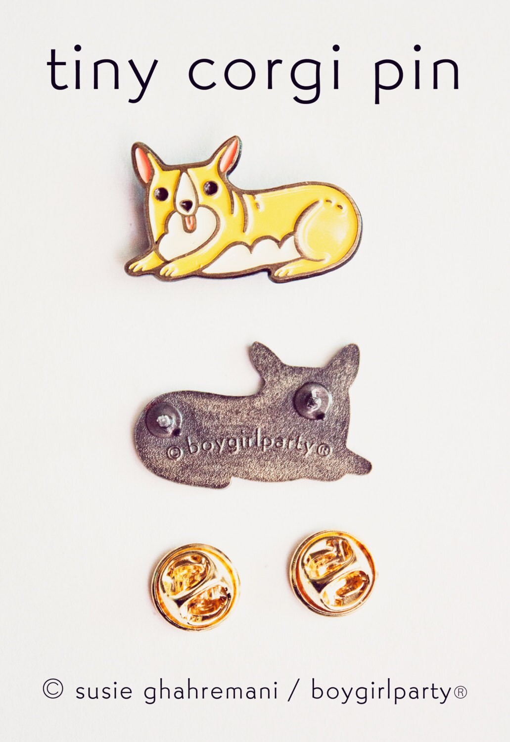 Corgi Enamel Pin Cute Dog Gifts Pembroke Welsh Corgi Dog | Etsy