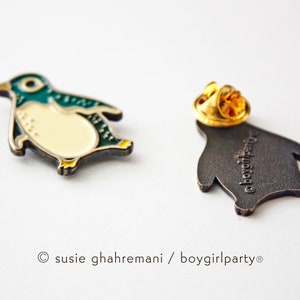 Penguin ENAMEL PIN Kawaii Gifts Cloisonne Penguin Pin, Tiny Penguin ...