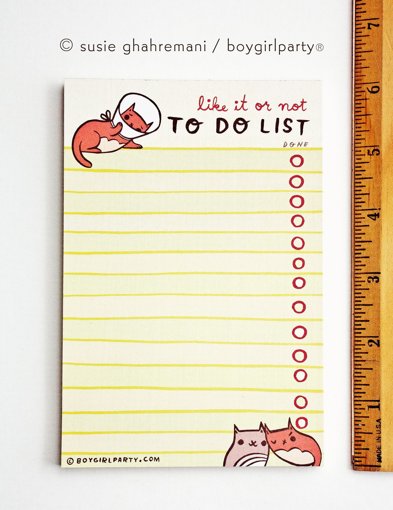Cat Lover Gift - TO DO LIST Notepad - Funny Notepad, Funny Gift for Her ...