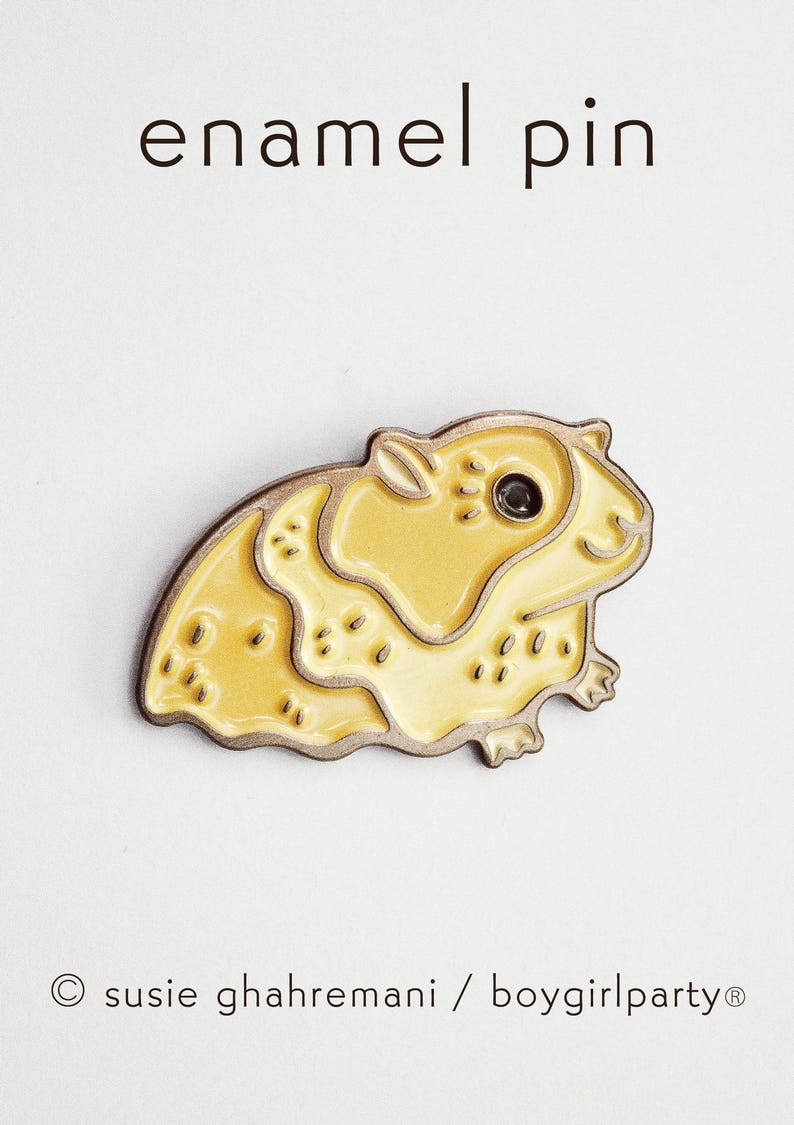Cute Enamel Pins Hamster Jewelry Kawaii Gerbil Gift for - Etsy