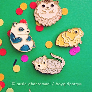 Opossum POSSUM PIN — Enamel Pin — Cute Opossum Jewelry, Baby Possum ...