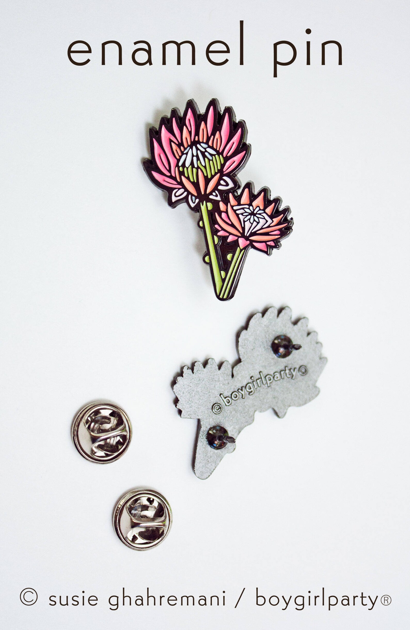 Protea Enamel Pin — PROTEA PIN — Aesthetic Pins — Care Package for Her ...