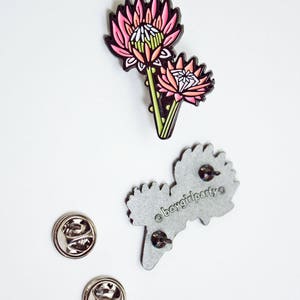 Protea Enamel Pin — PROTEA PIN — Aesthetic Pins — Care Package for Her ...
