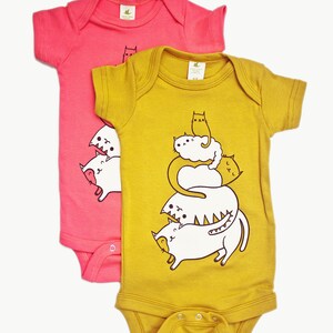 Cat Baby Clothes Cat Baby One Piece Cat Baby Bodysuit Organic Baby ...