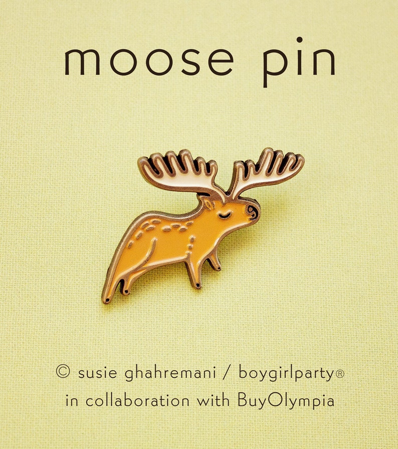 Unique Gifts Under 20 MOOSE Enamel PIN Yellowstone - Etsy