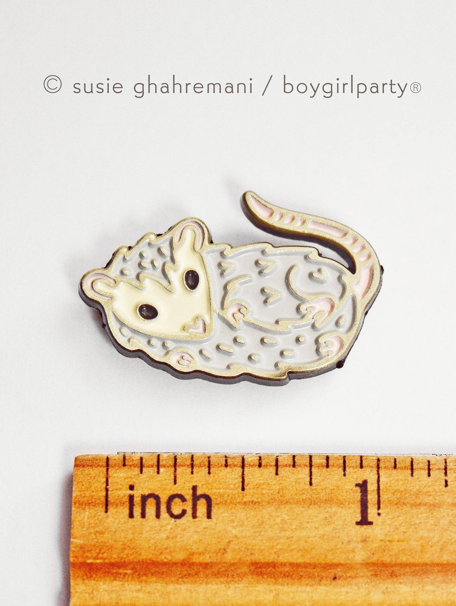 Opossum POSSUM PIN Enamel Pin Cute Opossum Jewelry Baby | Etsy