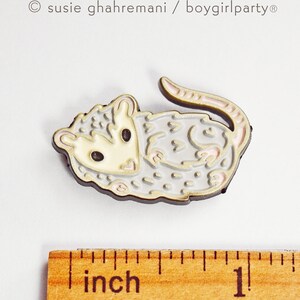 Opossum POSSUM PIN — Enamel Pin — Cute Opossum Jewelry, Baby Possum ...