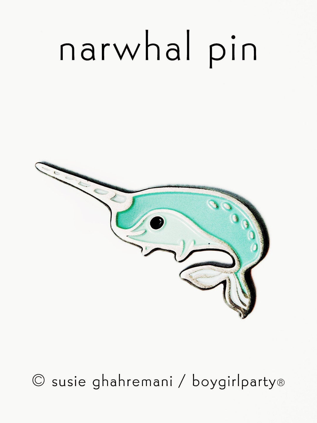 NARWHAL PIN Enamel Pins and Badges Whale Enamel Pin Tween Girl Gifts ...
