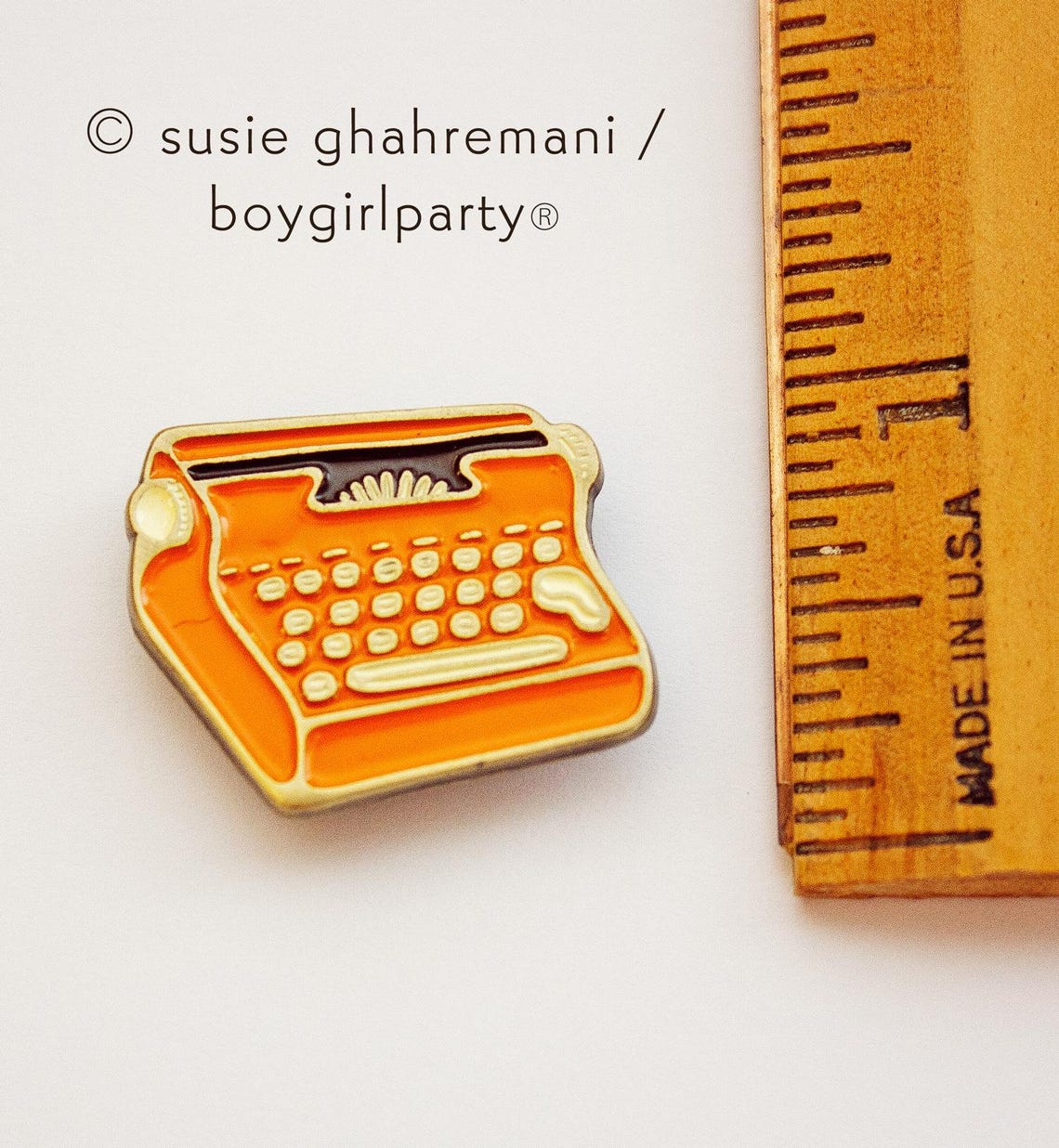 TYPEWRITER Pin — Writer Enamel Pin — Writing Enamel Pin — Librarian ...