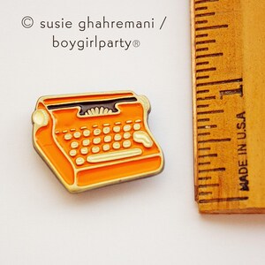 TYPEWRITER Pin — Writer Enamel Pin — Writing Enamel Pin — Librarian ...