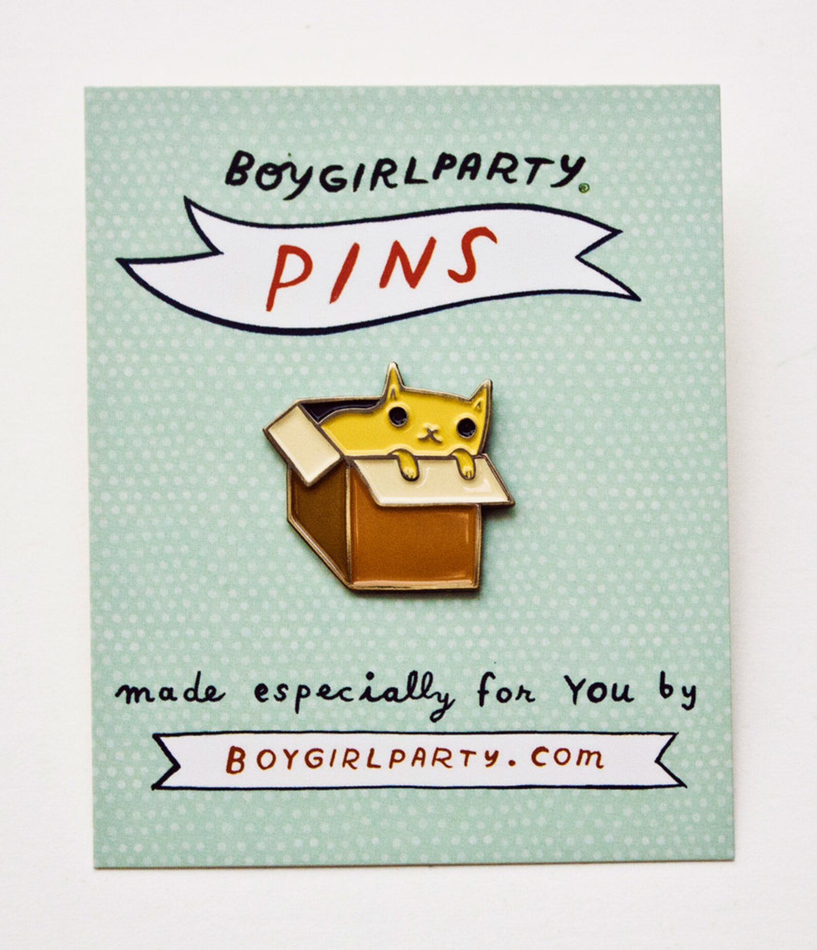 Box Cat Pin Kawaii Enamel Cat Pin Funny Enamel Pins Cat - Etsy