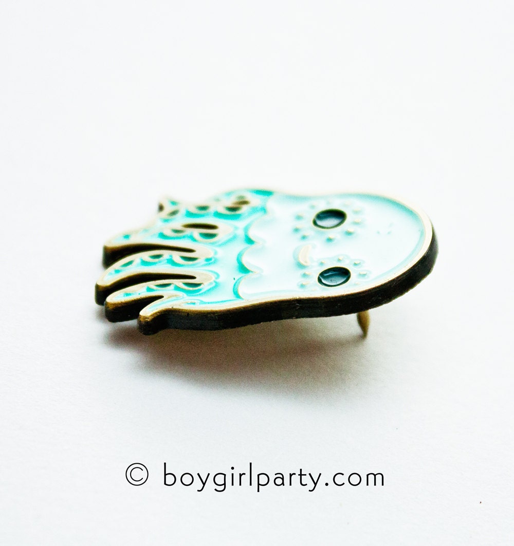 Cute Pins OCTOPUS Enamel Pin squid Jewelry kawaii Pins | Etsy