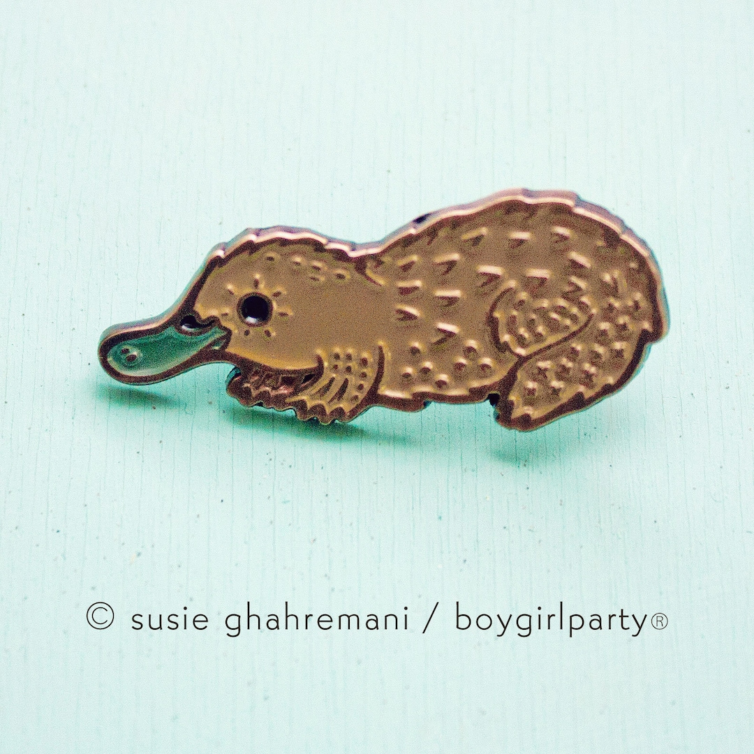 Enamel Pin PLATYPUS PIN Hat Pins Platypus Lapel Pins Soft - Etsy