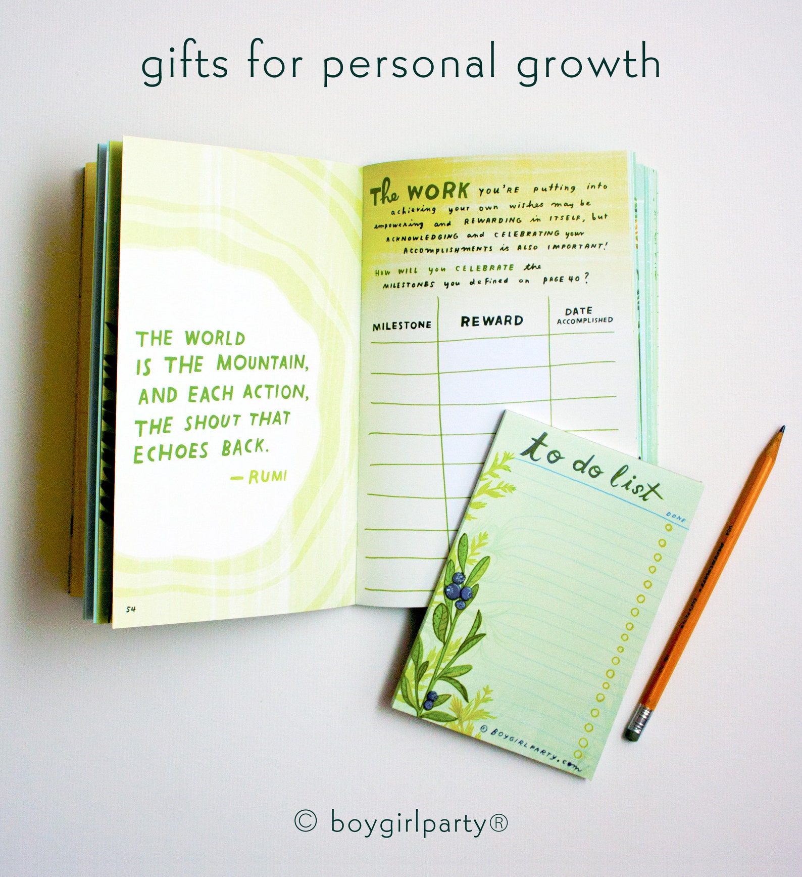 GROWTH Journal With Prompts Personal Growth Gift Birthday - Etsy