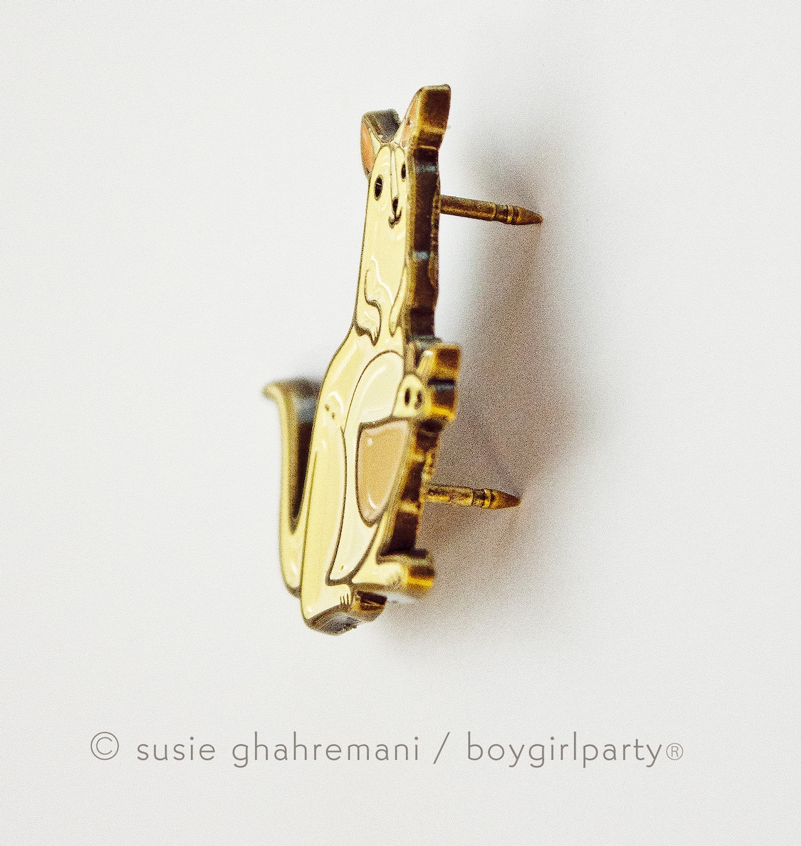 Animal Jewelry — Lapel Pin — Cute KANGAROO PIN by Boygirlparty — Animal ...
