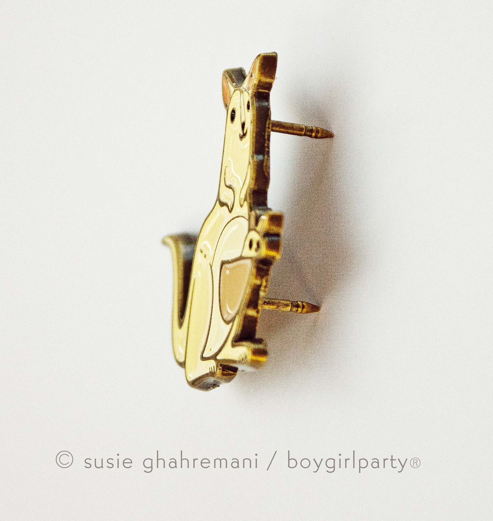 Animal Jewelry — Lapel Pin — Cute KANGAROO PIN by Boygirlparty — Animal ...