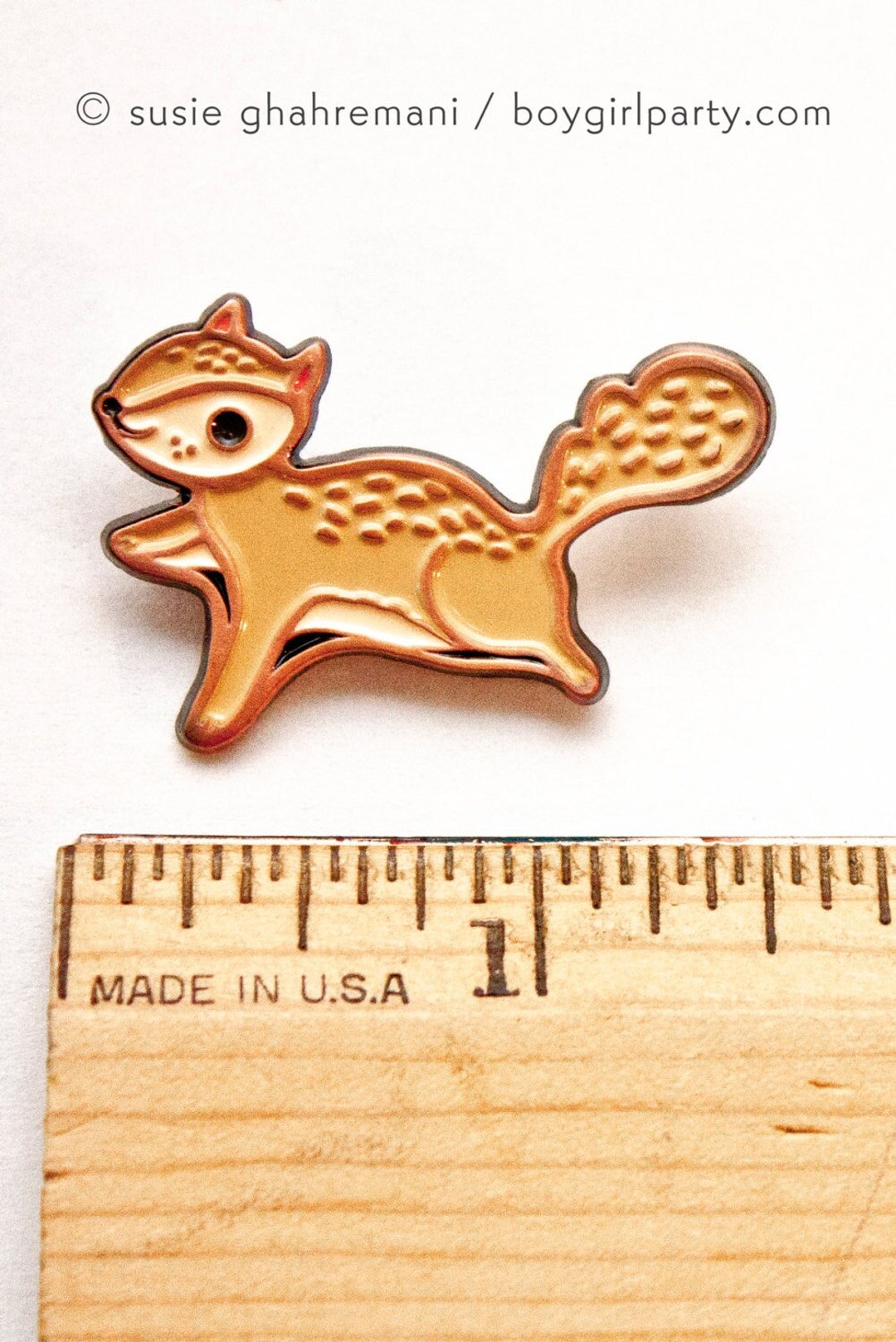Enamel Pin, SQUIRREL PIN, Squirrel Enamel Pin, Backpack Pins, Animal ...