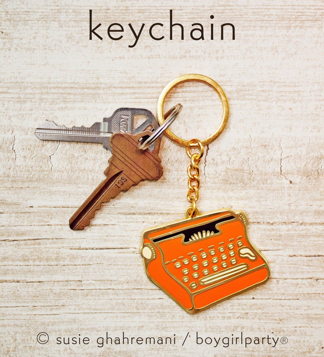 Type Writer Gifts Teacher Keychains Red Typewriter Key - Etsy