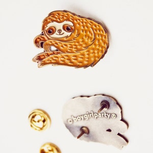 SLOTH GIFTS — Enamel Pin — Boyfriend Gifts — Cute Sloth Pin — Sloth ...