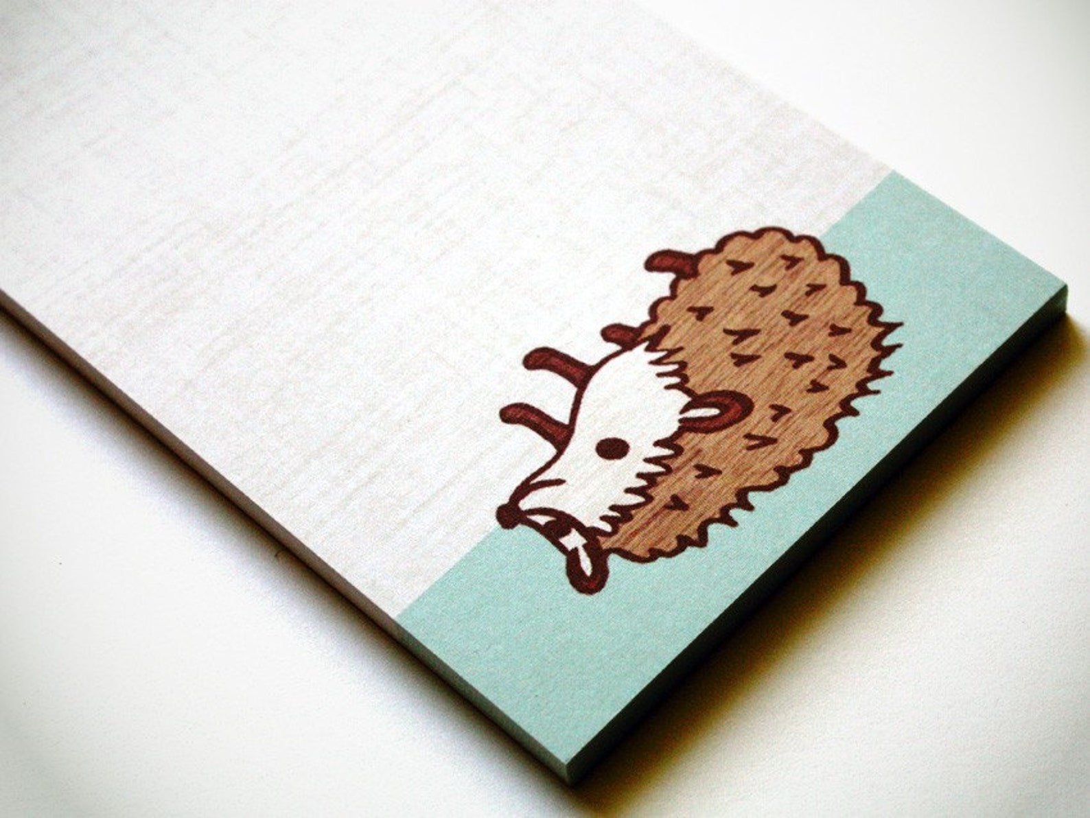 Small Notepad cute Hedgehog Stationery Elementary - Etsy