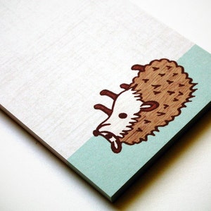 Small Notepad – cute Hedgehog Stationery – Elementary Graduation Gift ...
