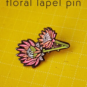 Protea Enamel Pin — PROTEA PIN — Aesthetic Pins — Care Package for Her ...