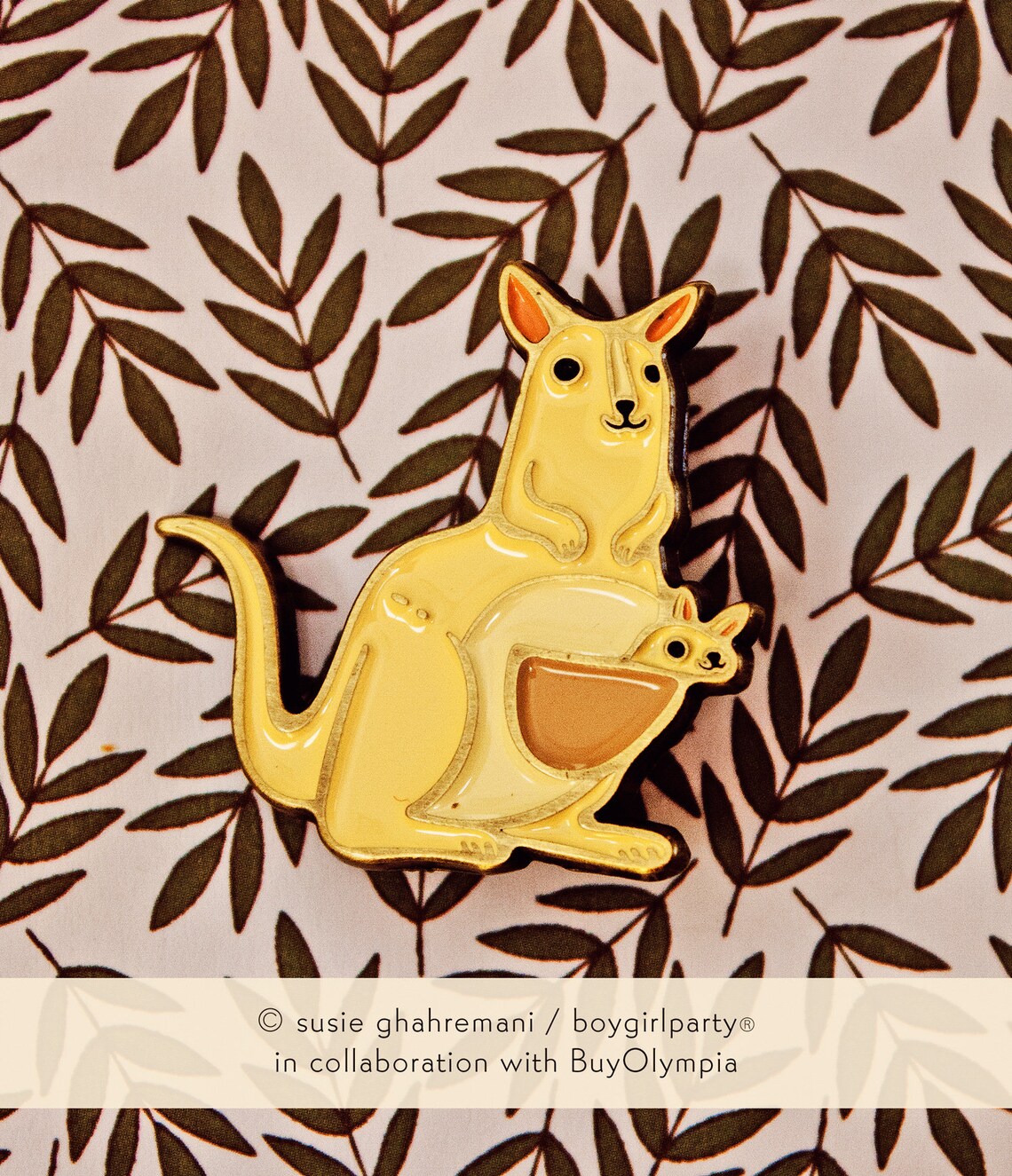 Animal Jewelry — Lapel Pin — Cute KANGAROO PIN by Boygirlparty — Animal ...