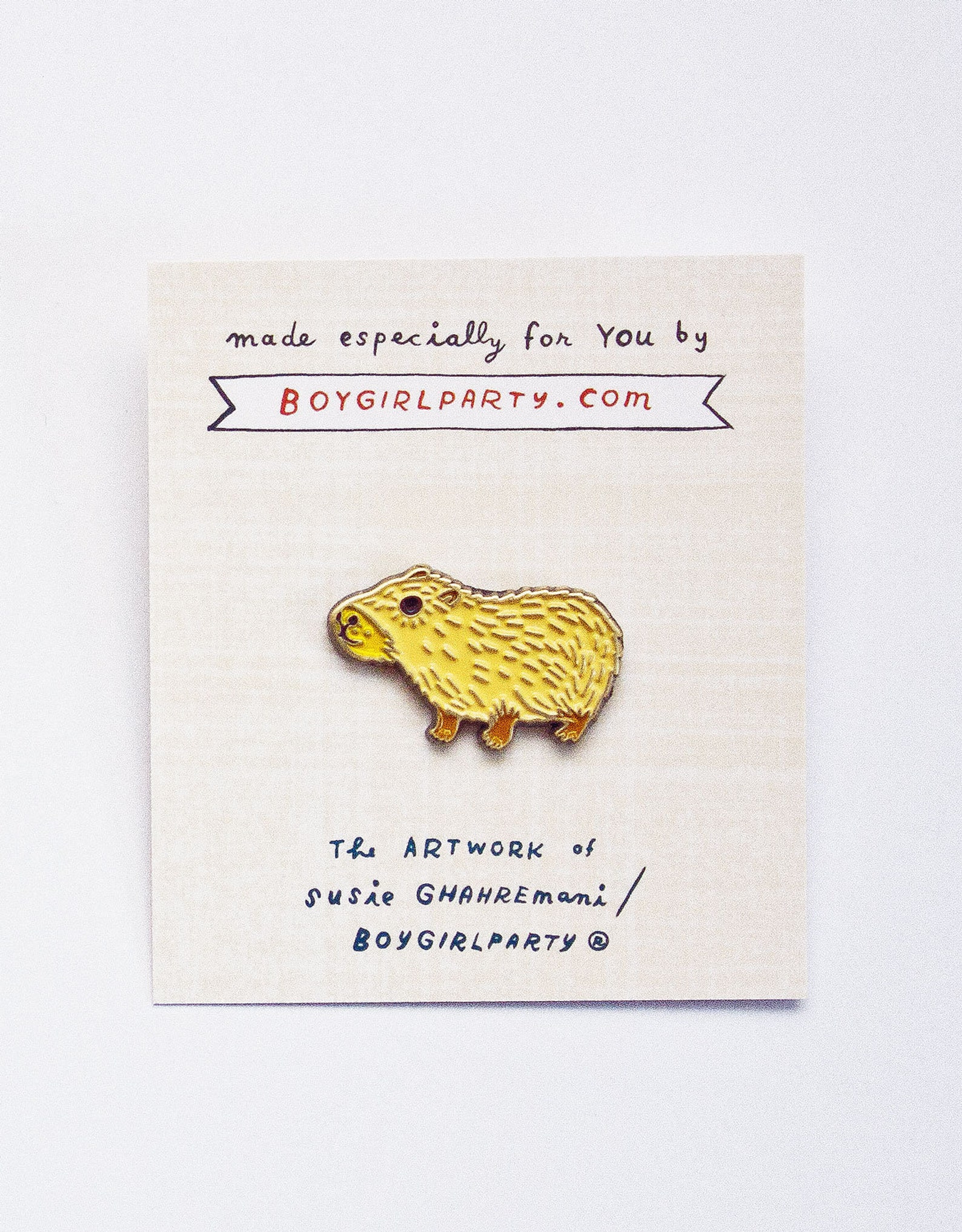 Capybara Enamel Pin Capybara Brooch Capybara Pin Badge Enamel - Etsy