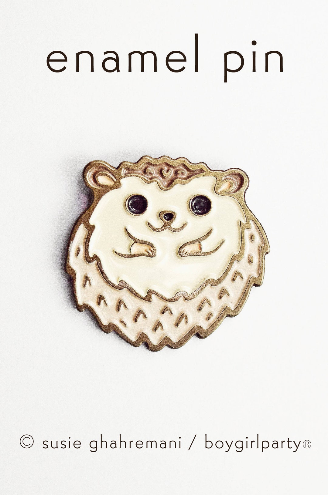 Cute Enamel Pins for Backpack — Pet Hedgehog Gift — Kawaii Pin — Enamel ...