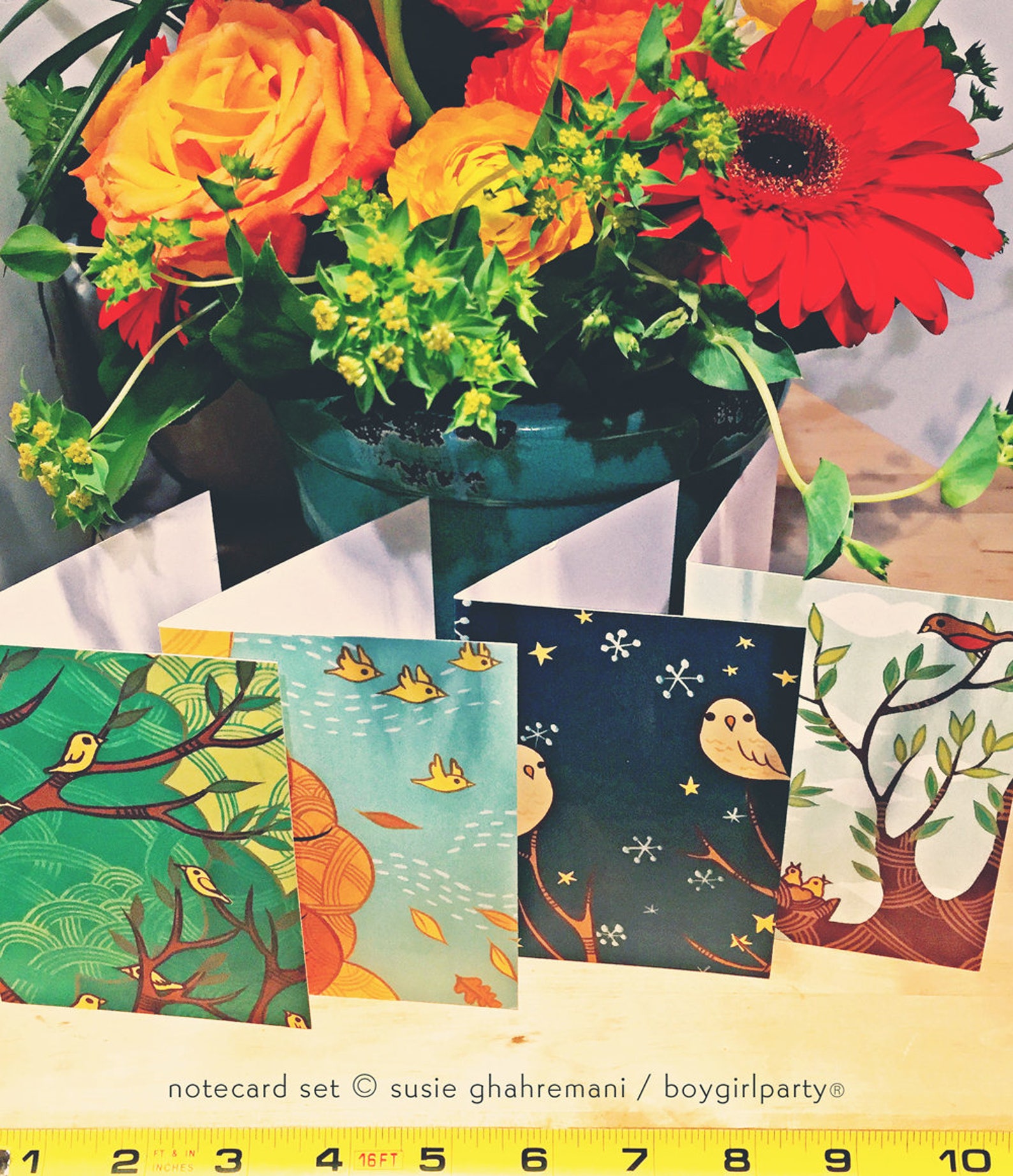 Blank Notecard Set – handmade Greeting Card Assortment With Envelopes ...