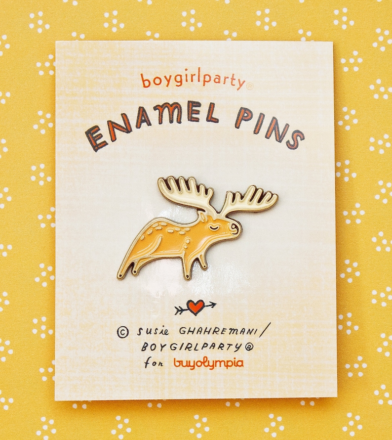 Unique Gifts Under 20 MOOSE Enamel PIN Yellowstone - Etsy