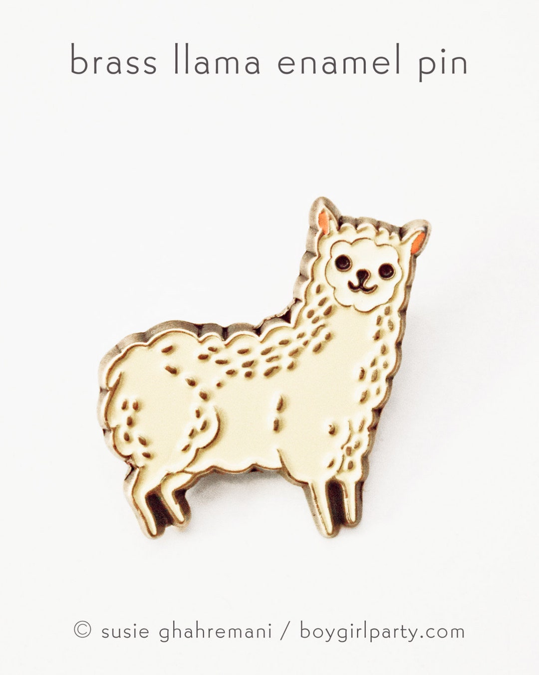 Llama Gifts for Girls -- Cute Enamel Pin -- Llama Pins -- Pastel Kawaii ...