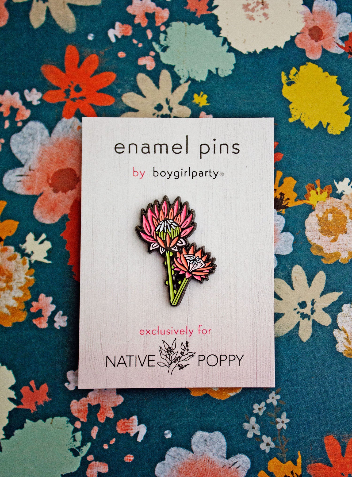 Protea Enamel Pin — PROTEA PIN — Aesthetic Pins — Care Package for Her ...