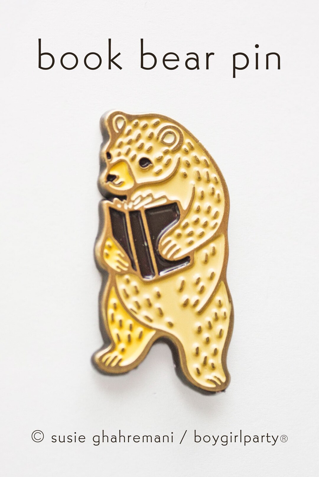 Cool Girl Gift — Bookish Enamel Pin — Bookworm Gifts — Book Reading ...